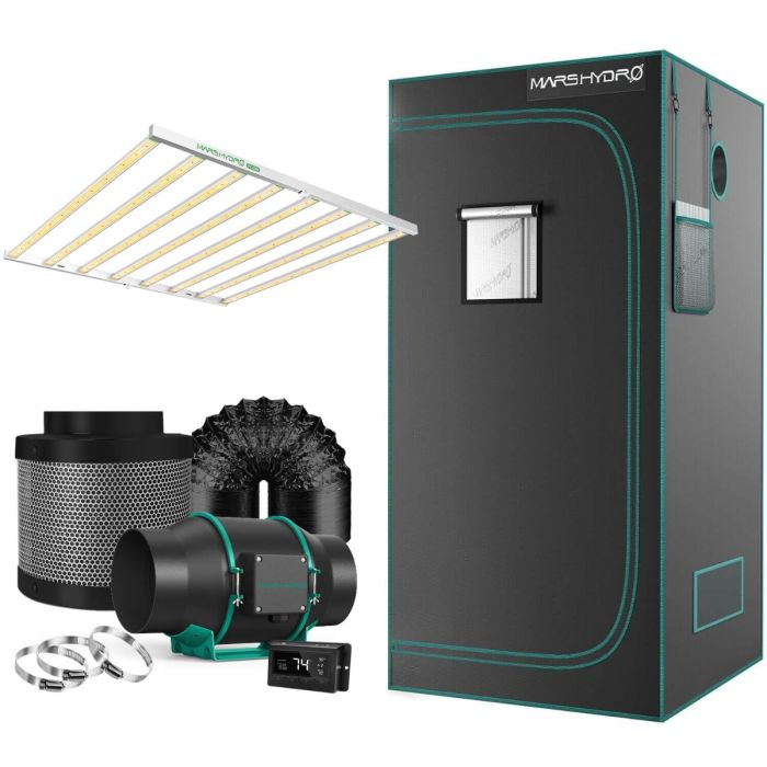 Buy Mars Hydro 5' x 5' Grow Tent Kit with FC 6500 LED Grow Light ...